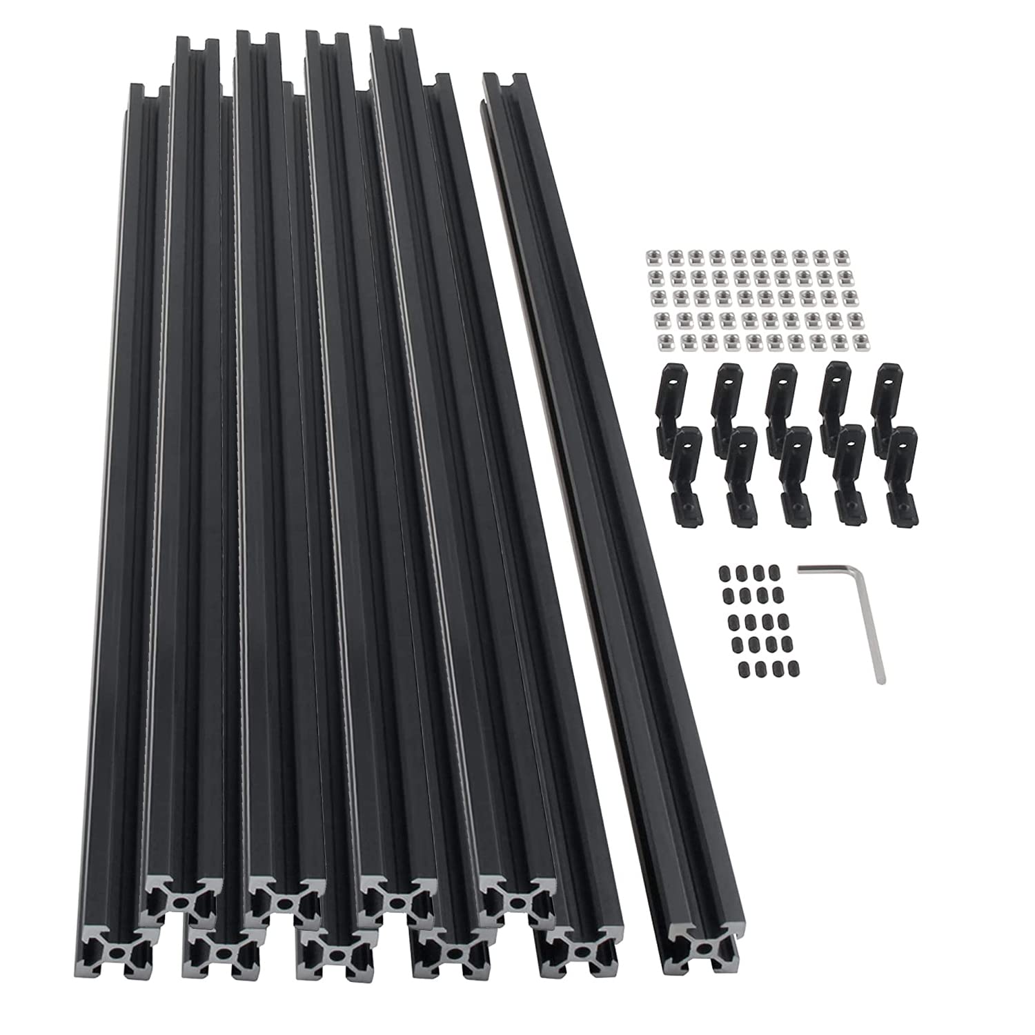CNCMANS 10PCS 1000mm V Slot 2020 Aluminum Extrusion European Standard ...