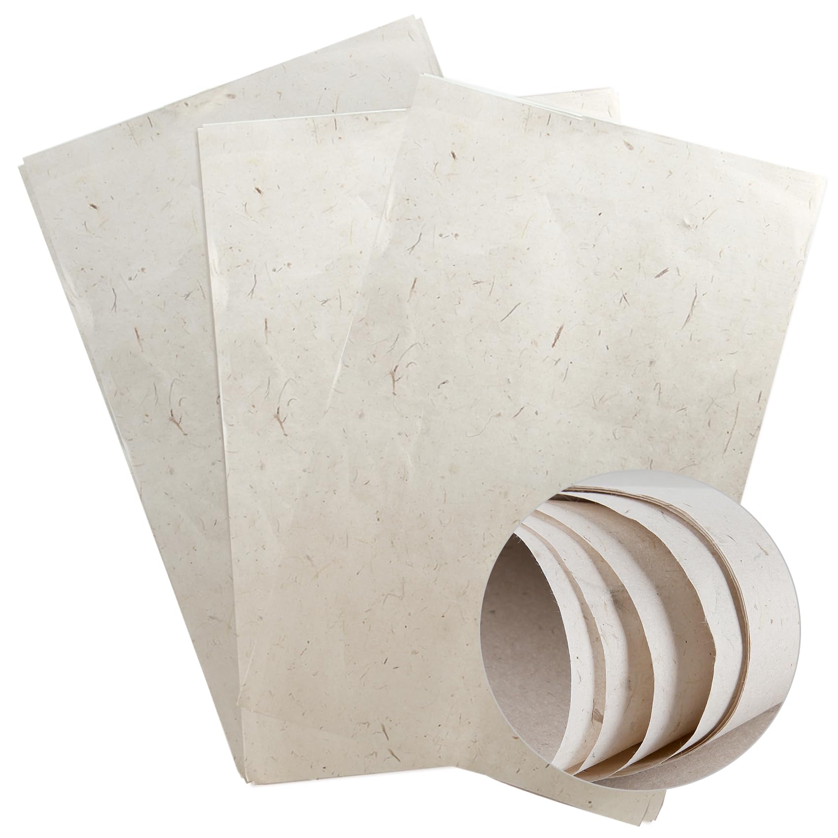 Amazon.com : 40Pcs Mulberry Paper Sheets for Craft, Rice Paper for ...