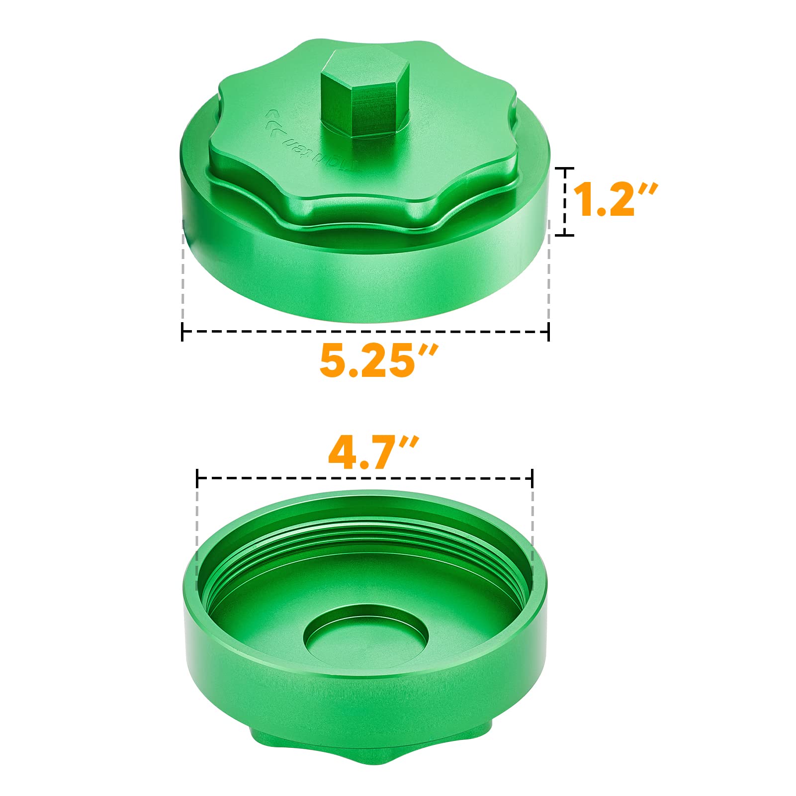 Snapklik.com : WeiSen Fuel Filter Canister Housing Cover Cap Compatible