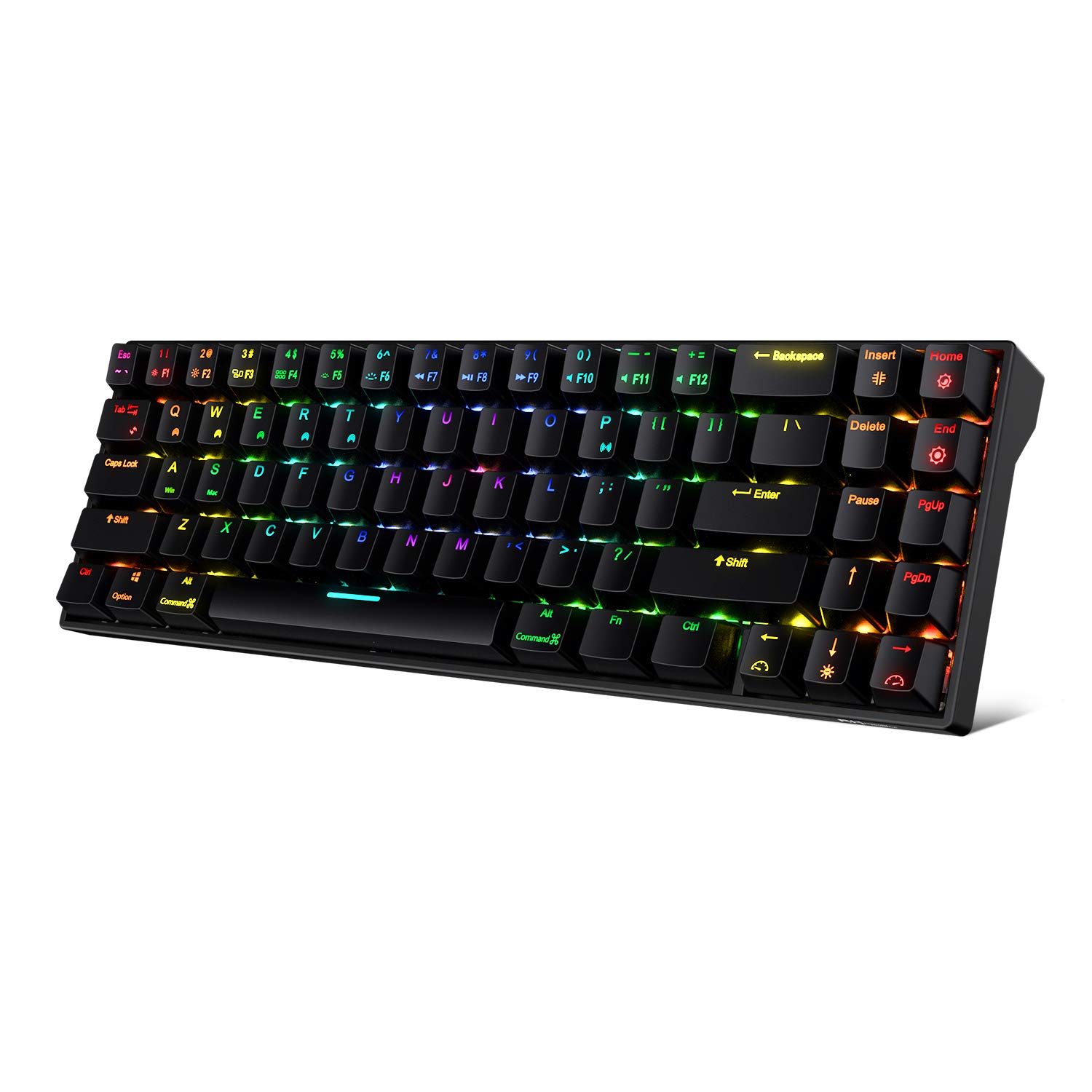 Rk Royal Kludge Rk71 70 Rgb Wireless Mechanical Gaming Keyboard ...