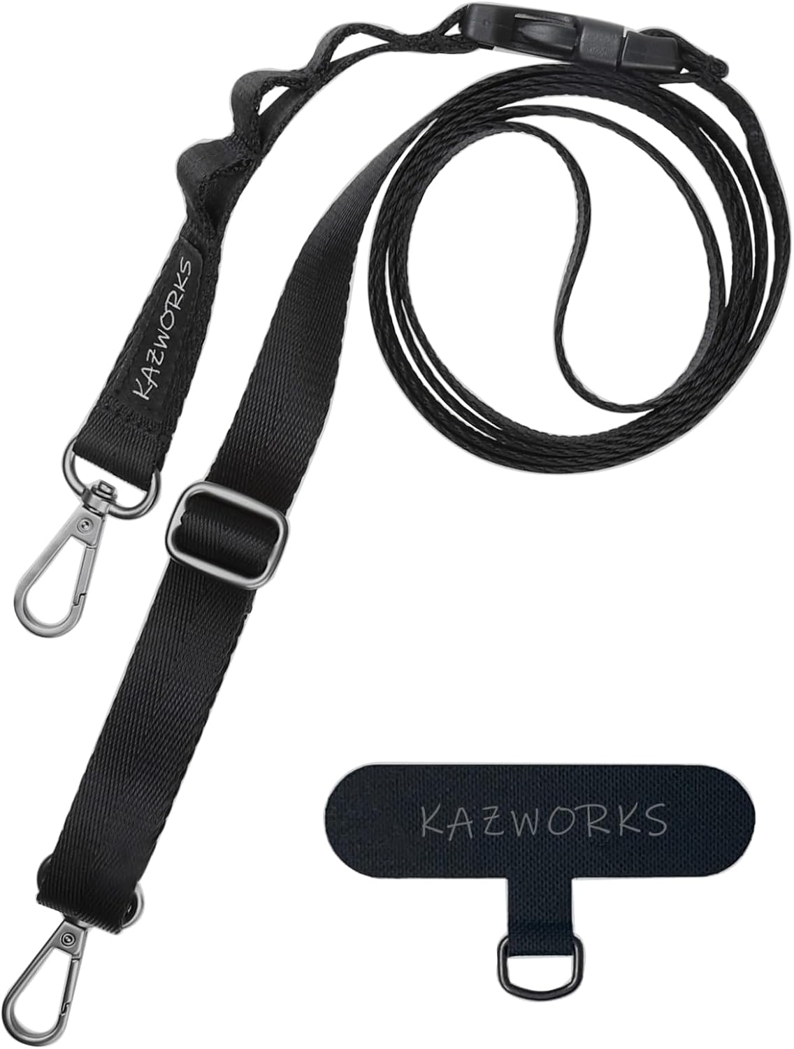 Amazon.com: kazworks Cell Phone Lanyard Phone Strap Crossbody Phone ...