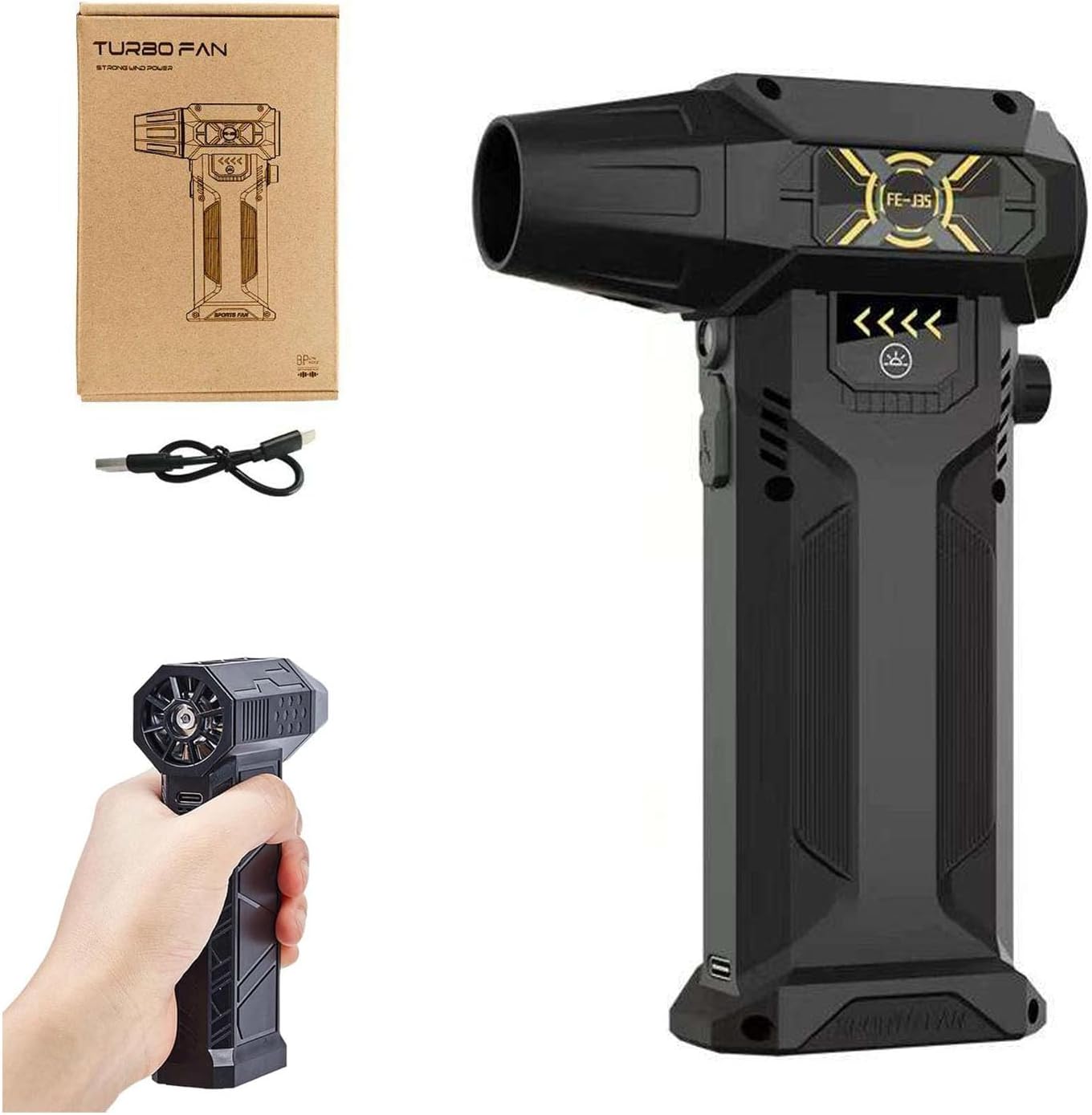 Amazon.com: Ac-27 Air Duster, 2025 Upgraded Ac-27 Turbo Fan with Led ...