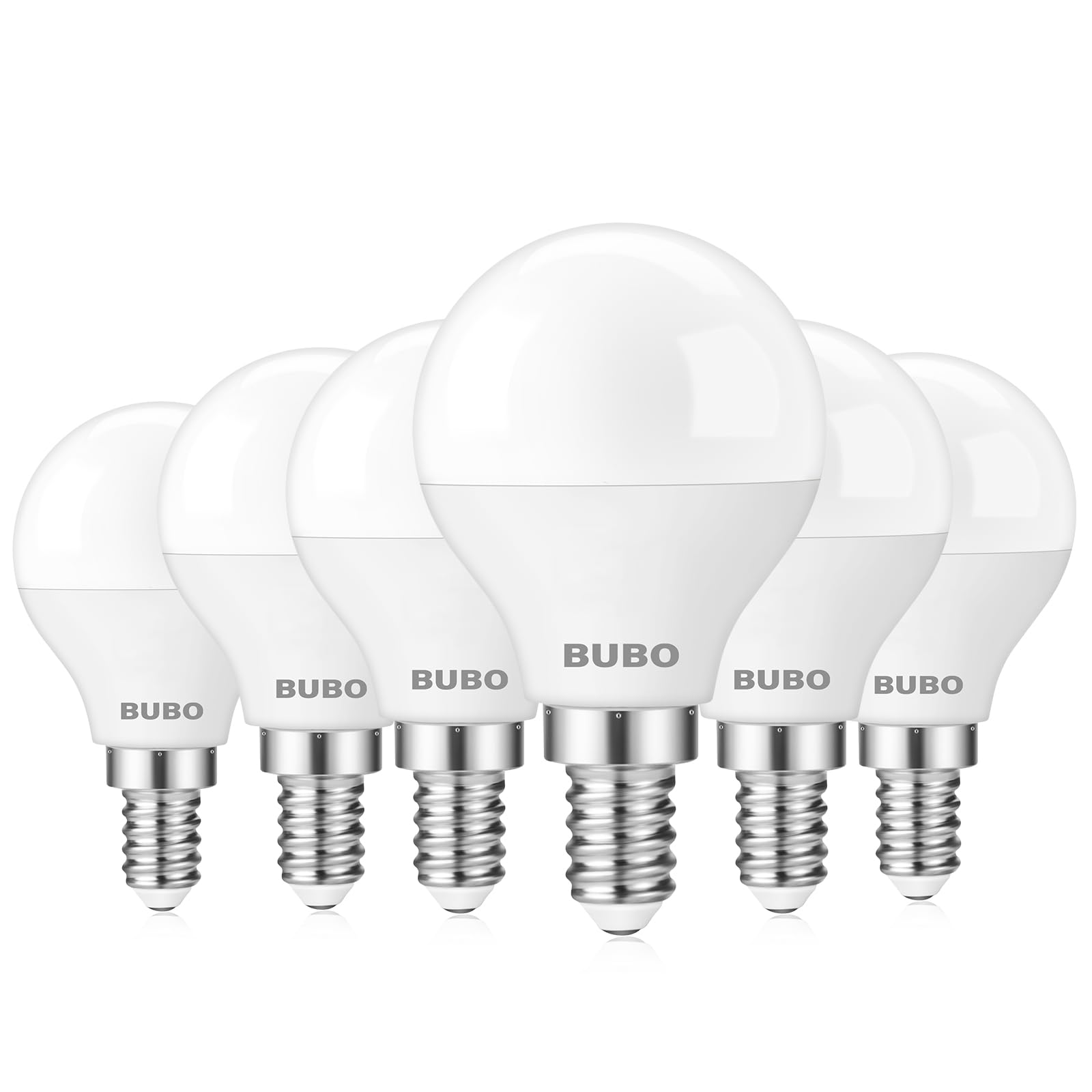 BUBO Ceiling Fan Light Bulbs, E12 LED Bulb 60W Equivalent, Small Base ...