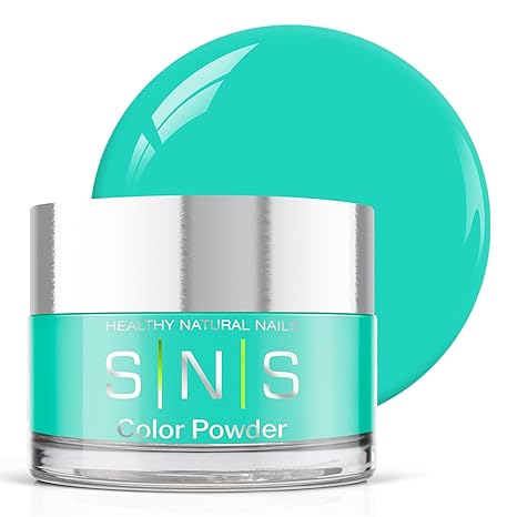 Amazon.com: SNS Nail Dip Powder Colors - Neon Tetra (Turquoise Neon ...