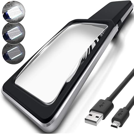 Amazon.com: MagniPros 5X [Rechargeable] Large Ultra Bright LED Page ...