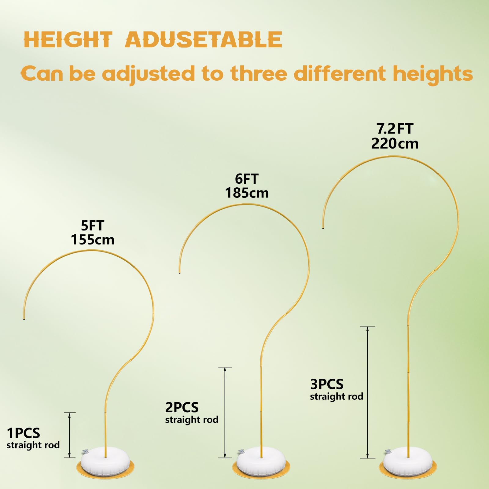 Snapklik.com : ZpigToor Metal Question Mark Arch Backdrop Stand Gender ...