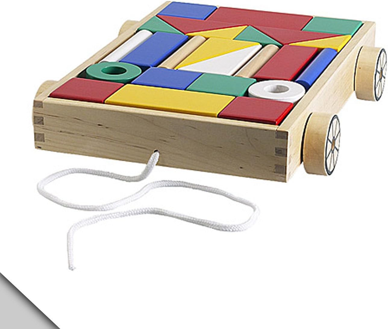 IKEA MULA – 24 building blocks with wagon – BigaMart