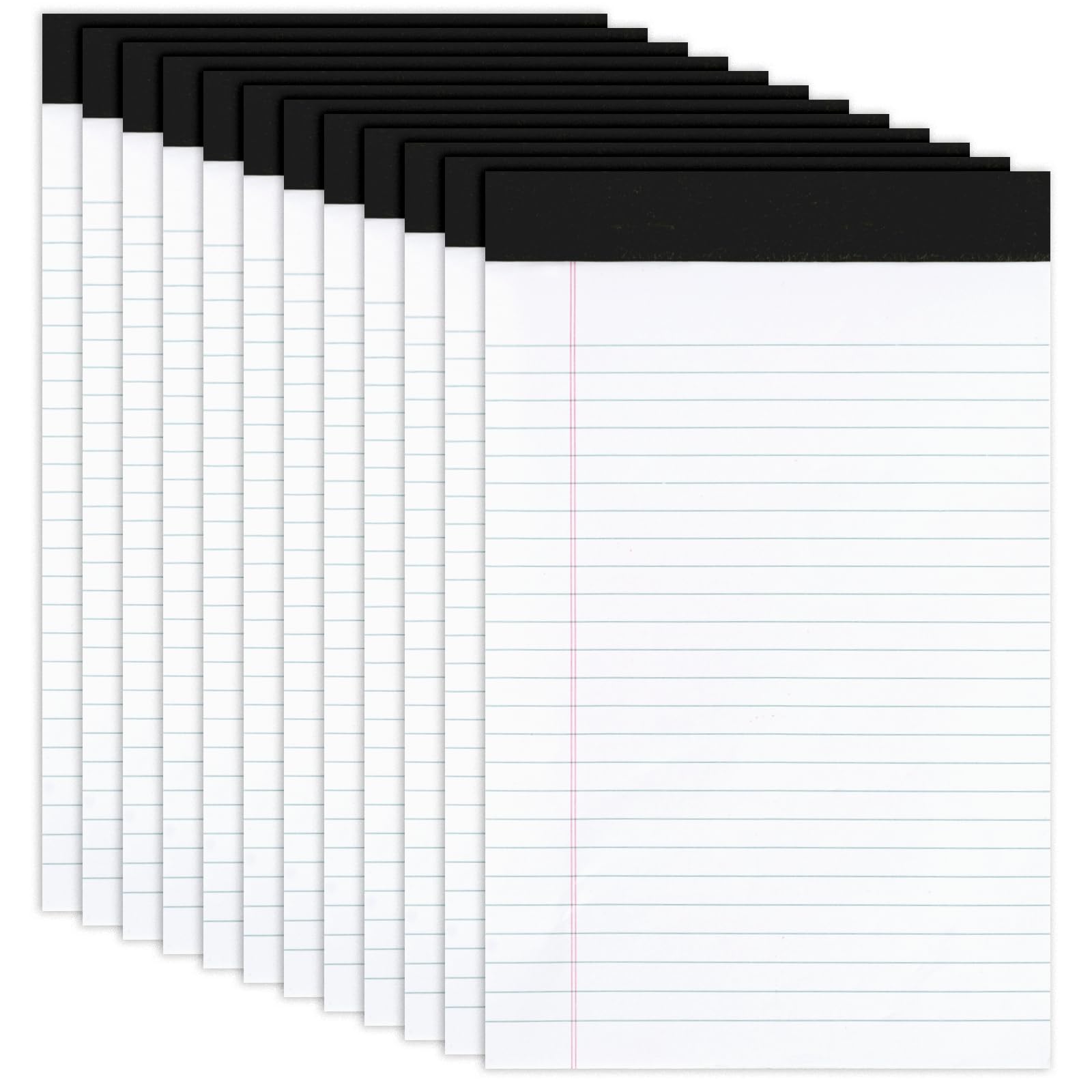 Amazon.com : Goefun Note Pads 5x8 Narrow Ruled 12 Pack Samll Notepad ...