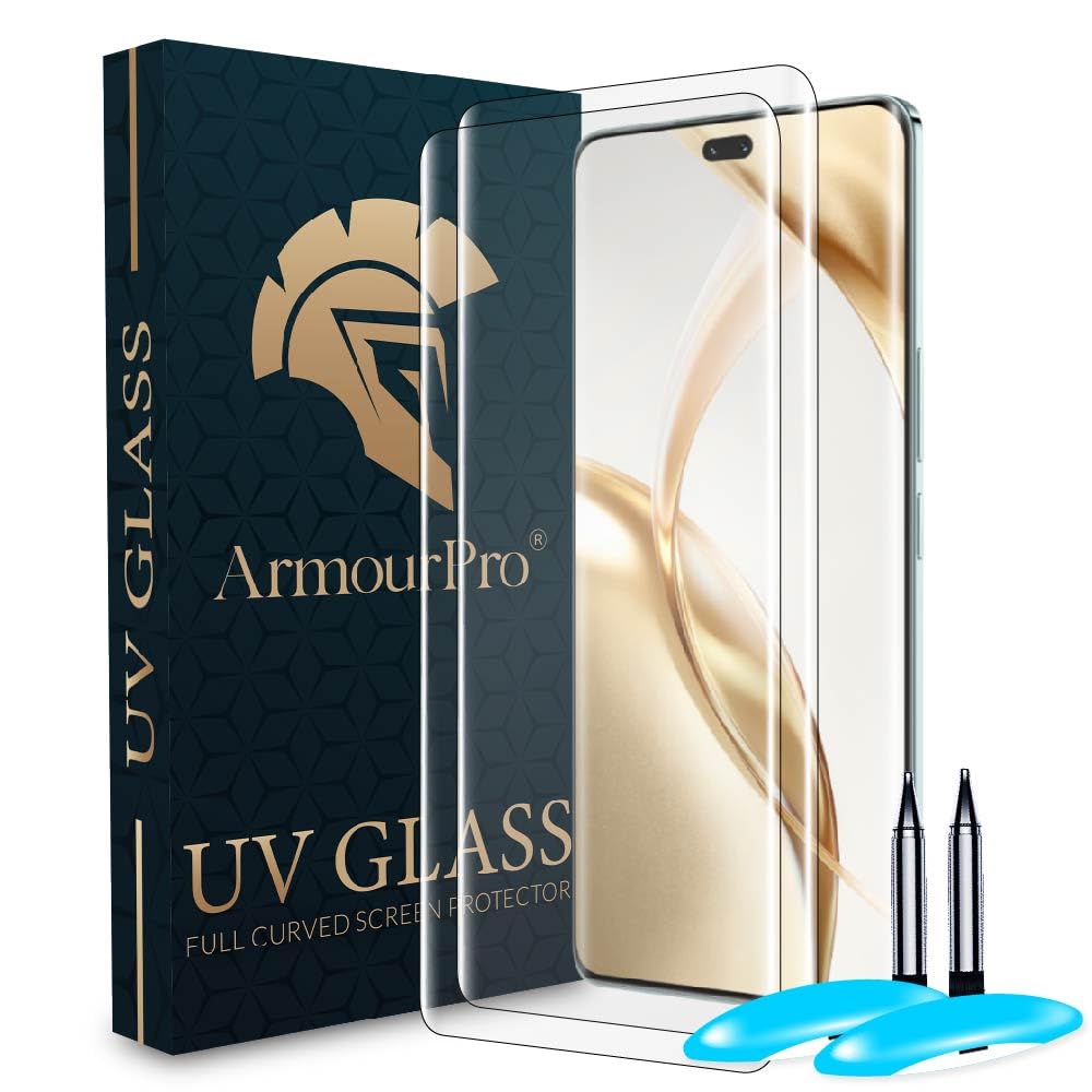 ArmourPro Military Grade UV Tempered Glass Compatible For Honor 200 Pro 5G (6.78 Inch) With Easy ...