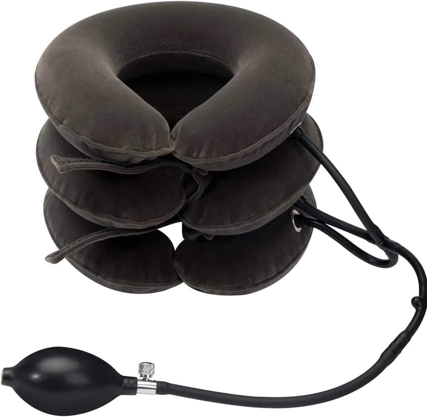 Cervical Neck Traction Device for Instant Neck Pain Relief - Inflatable & Adjustable Neck ...