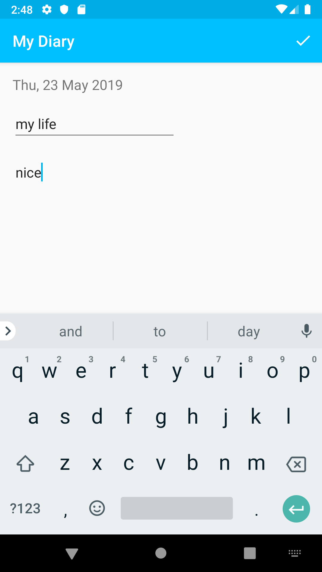 MY DIARY - App on Amazon Appstore