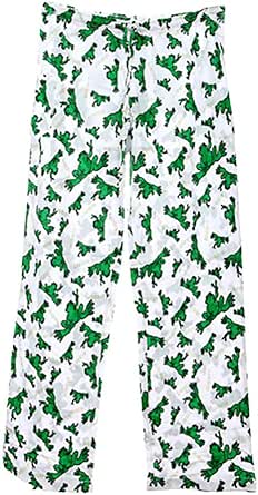 Peace Frogs Ribbit Frog Lounge Pant (White, Large) at Amazon Men’s ...