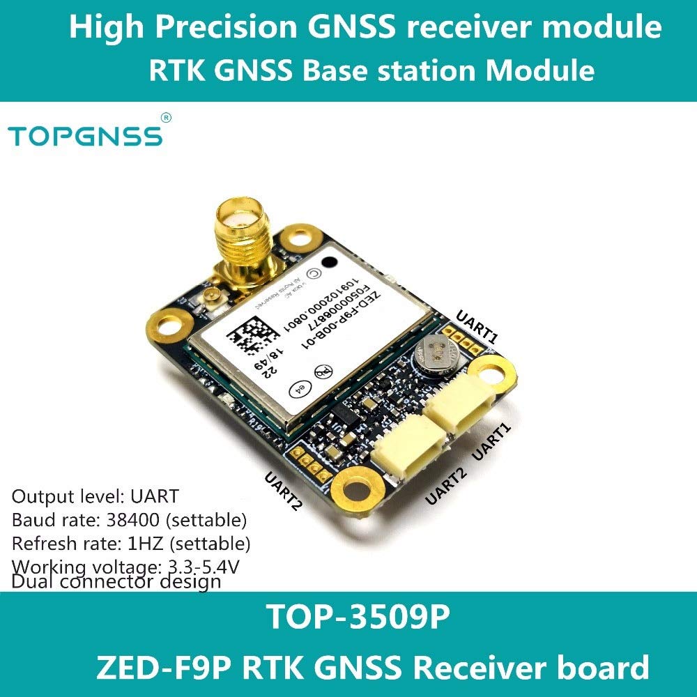 Buy GPS Receiver & Antenna - Designed with the ZED-F9P F9 module, the ...