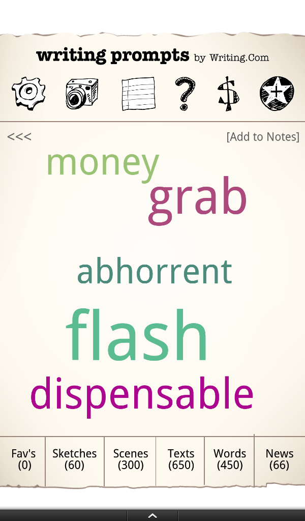 Writing Prompts - App on Amazon Appstore