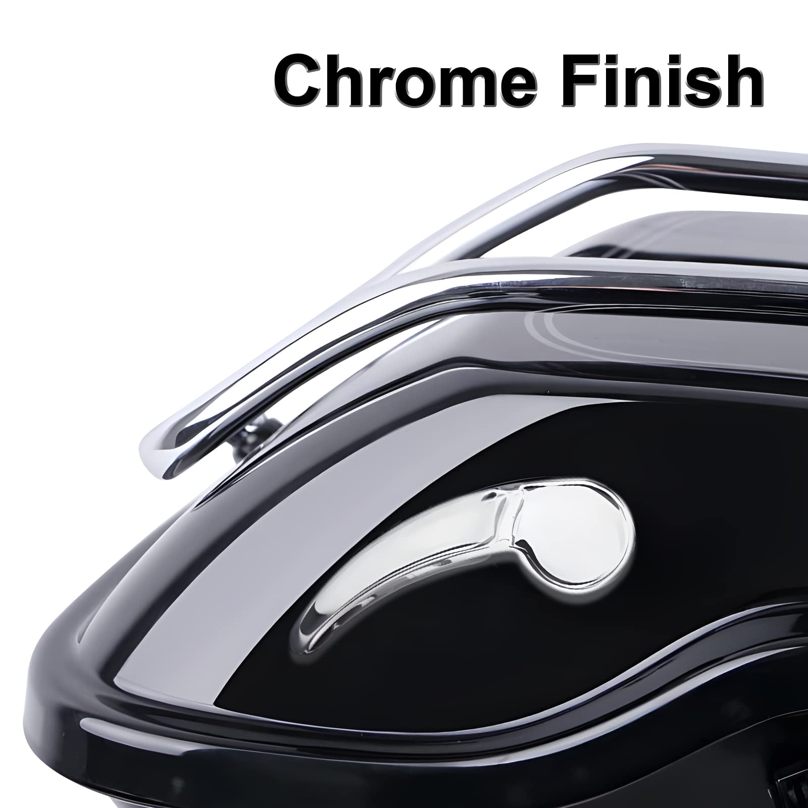 Snapklik.com : Chrome Aluminum Saddlebag Saddle Bag Latch Kit Lid ...