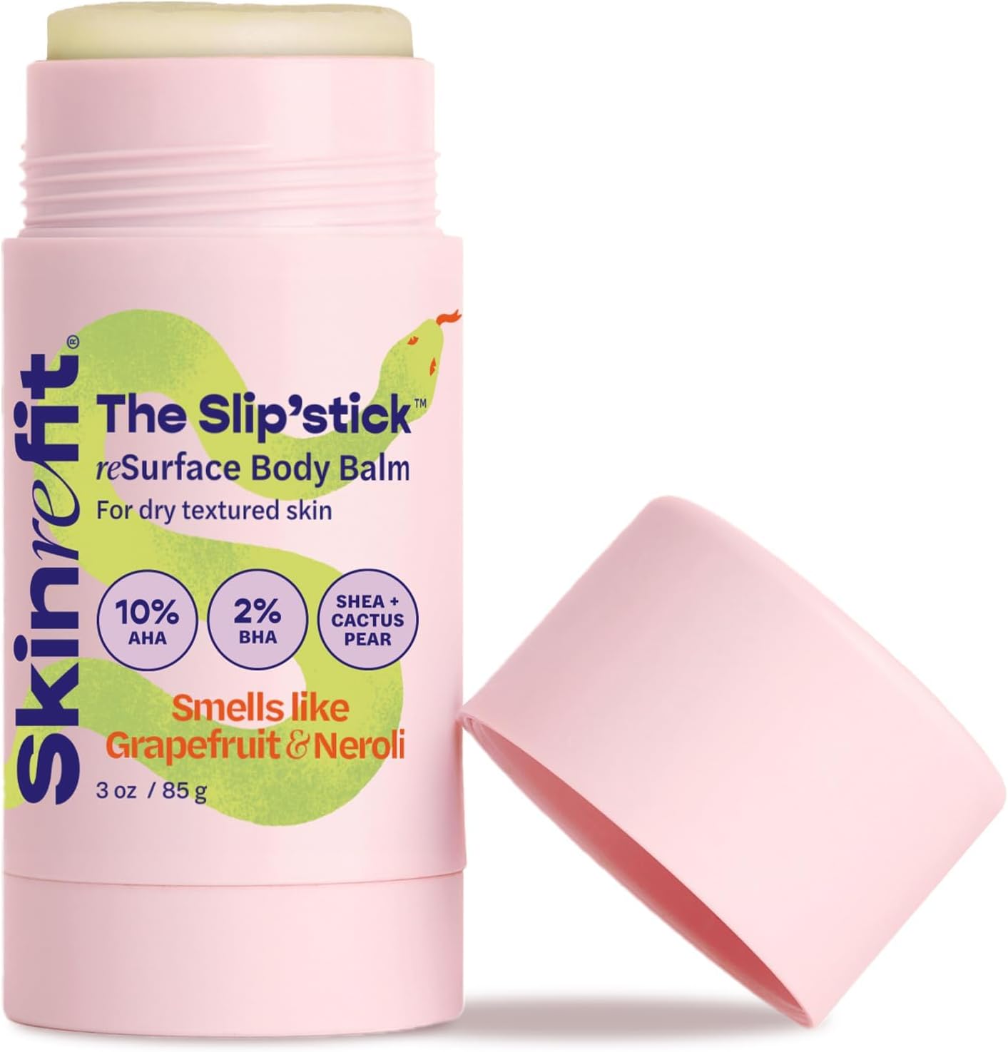 Amazon.com : SKINREFIT Slip'stick Body Balm - 10% AHA 2% BHA ...