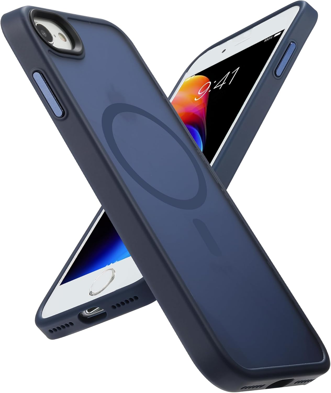 Amazon.com: Yriklso for iPhone SE 2022/iPhone SE 2020/iPhone 8 Magnetic Case, Built in Magnets ...
