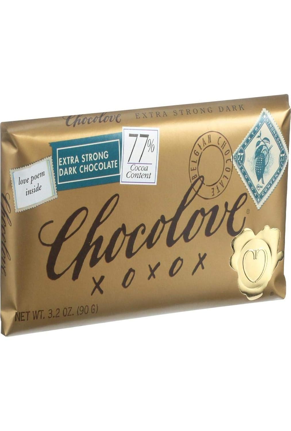 Amazon.com : Chocolove Xoxox - Premium Chocolate Bar - Dark Chocolate ...