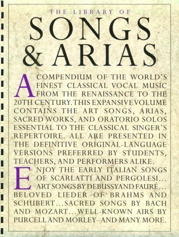 The Library of Songs and Arias: Pickow, Peter, Amy Appleby ...