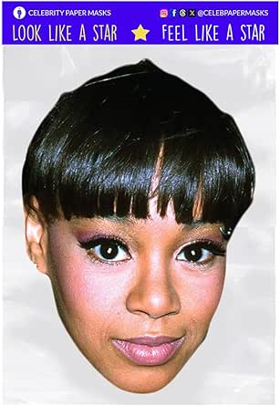 Amazon.com: Lisa Lopes Mask Celebrity Face Masks Singer Rapper With ...