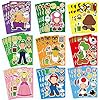 Amazon.com: 36 Sheets Mario Make a Face Stickers, Cartoon Book Crafts ...