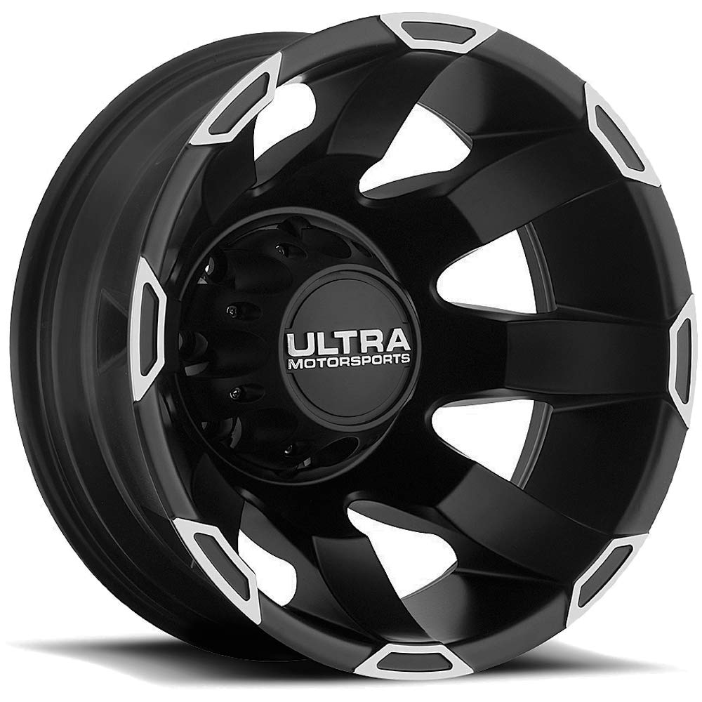 Amazon.com: Ultra Phantom Dually 17 Black Wheel / Rim 8x6.5 with a ...