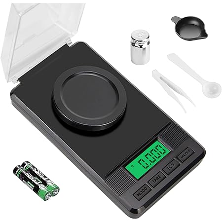 Amazon.com: MAXUS Digital Milligram Scale 50g/0.001g, Compact Mg Scale ...
