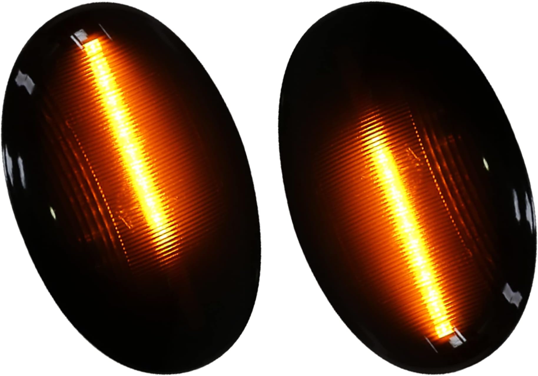 Amazon.com: X AUTOHAUX Pair Smoked Dynamic LED Side Marker Light Turn ...
