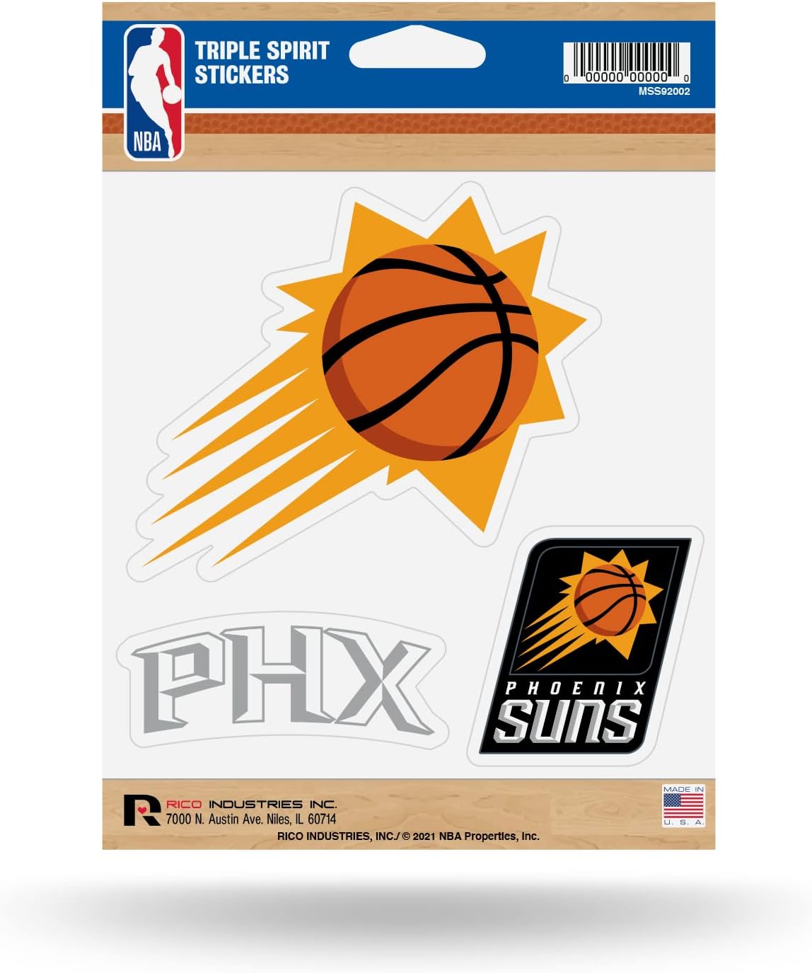 NBA Basketball Triple Spirit Stickers Triple Sticker Sheet