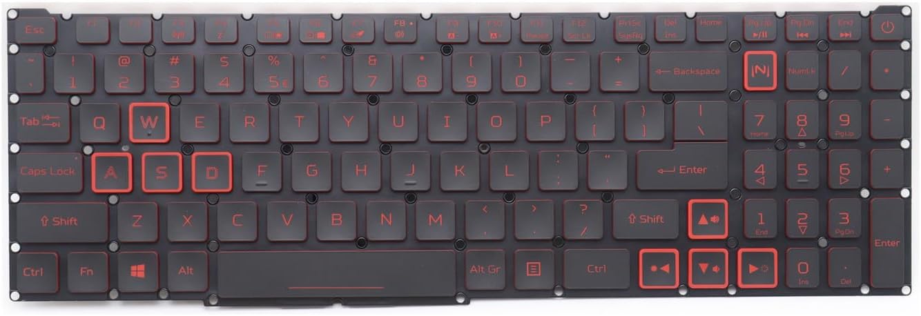Amazon.com: New Replacement Keyboard for Acer Nitro 5 AN515-56 AN515-56 ...