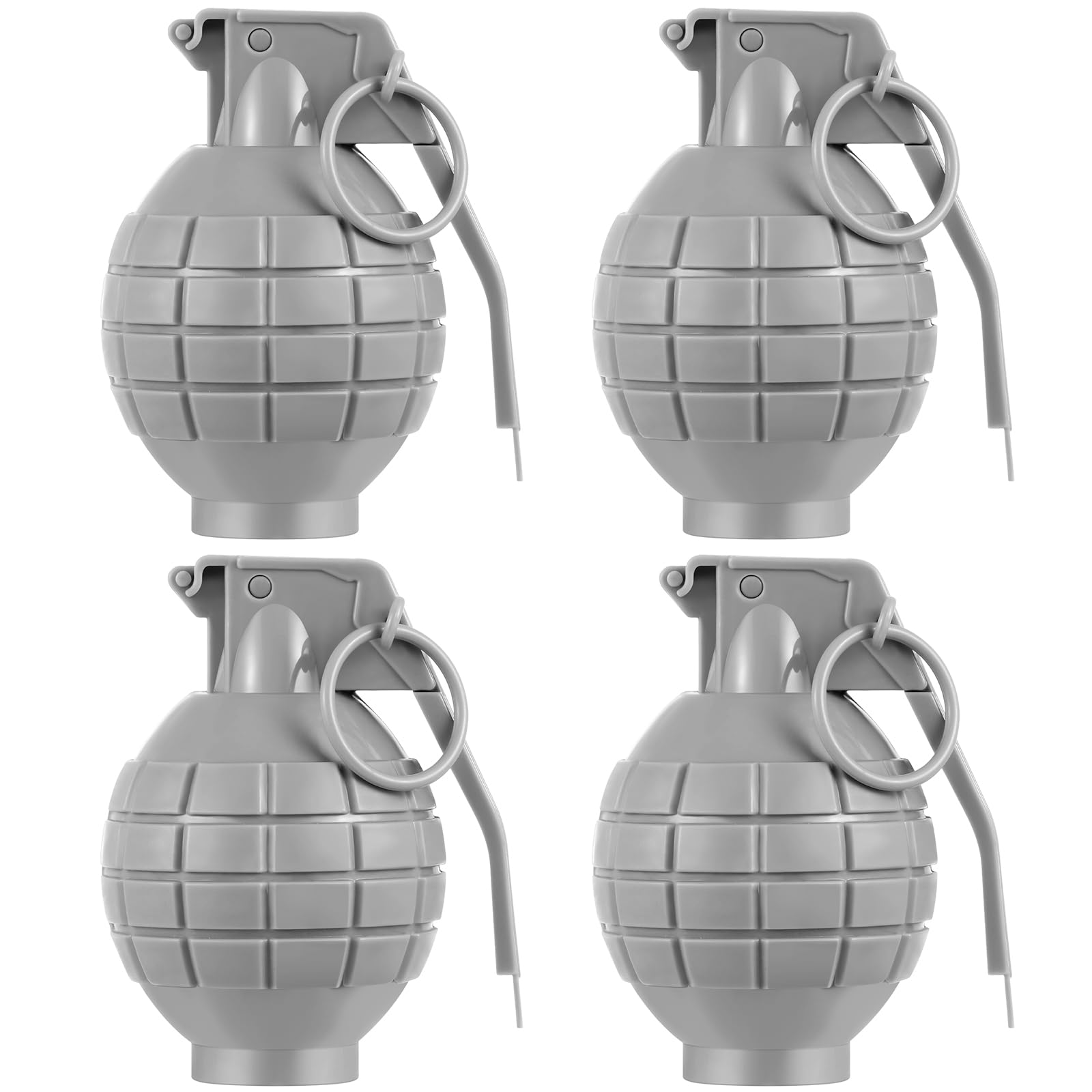 Amazon.com: Sratte 4 Pcs Plastic Hand Grenades with Realistic Sound ...
