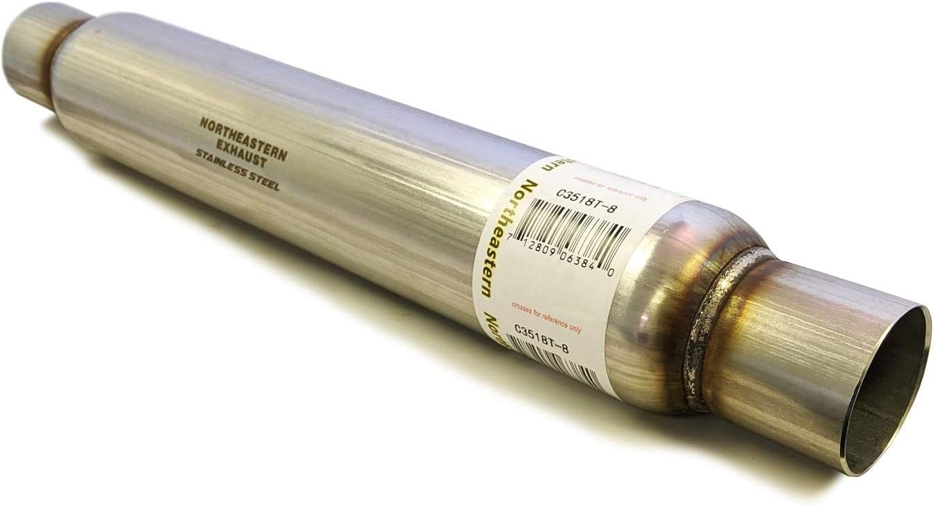 Amazon.com: 2.5" straight Universal Glasspack Muffler Resonator ...