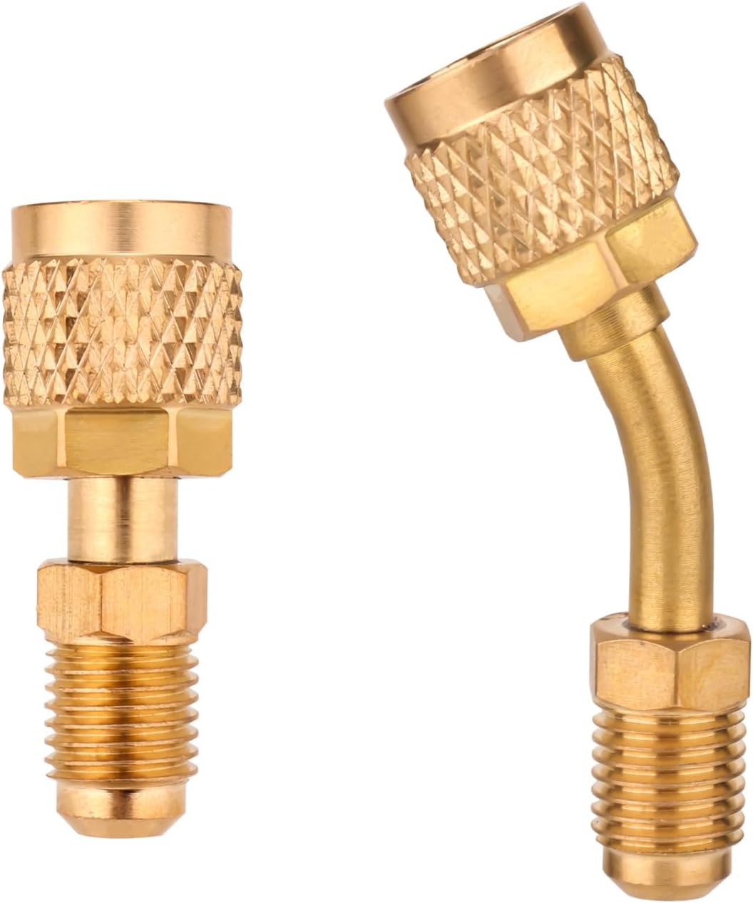 Amazon.com: NQEUEPN Straight Adapter & Angled Adapter, R410A Adapter ...