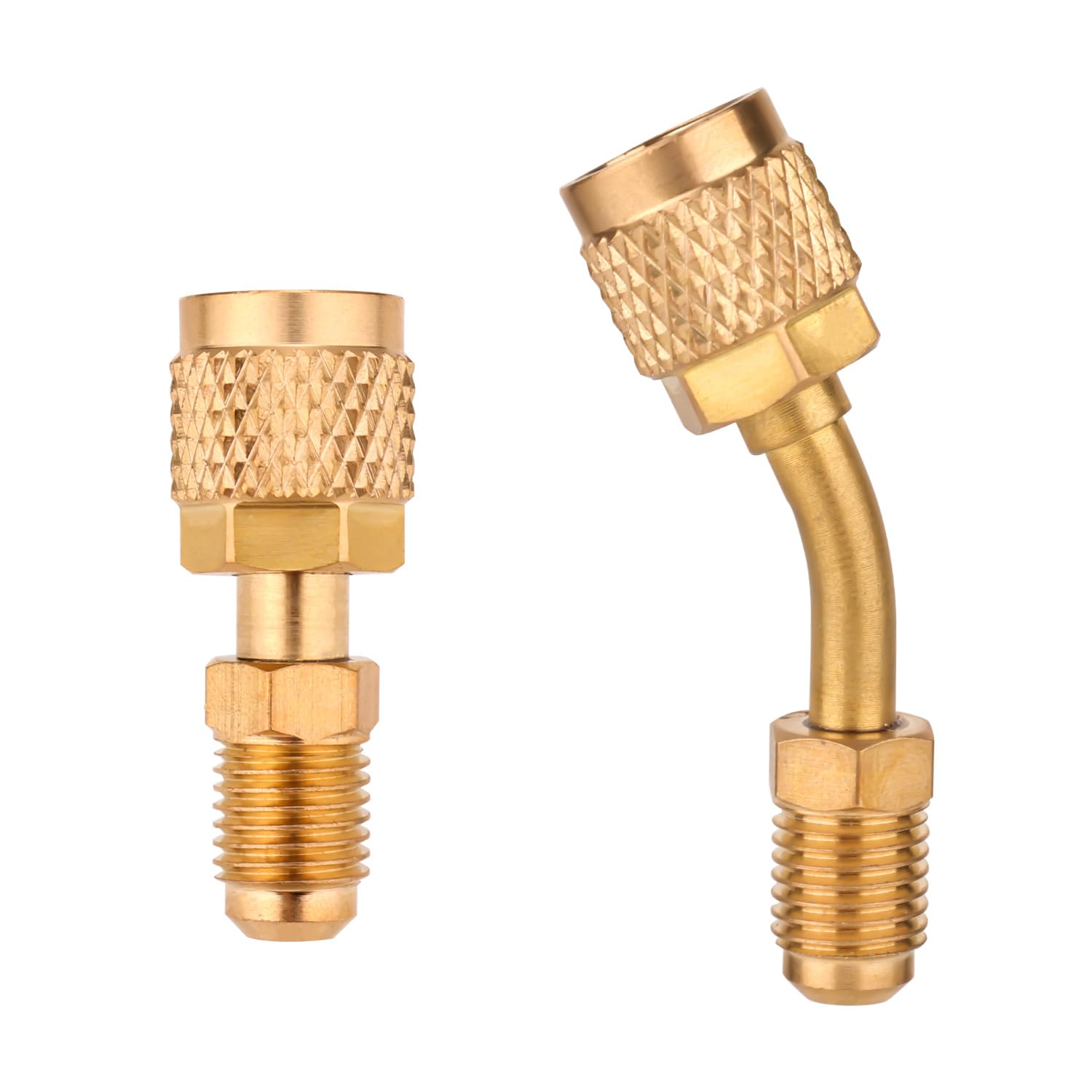 Amazon.com: NQEUEPN Straight Adapter & Angled Adapter, R410A Adapter ...