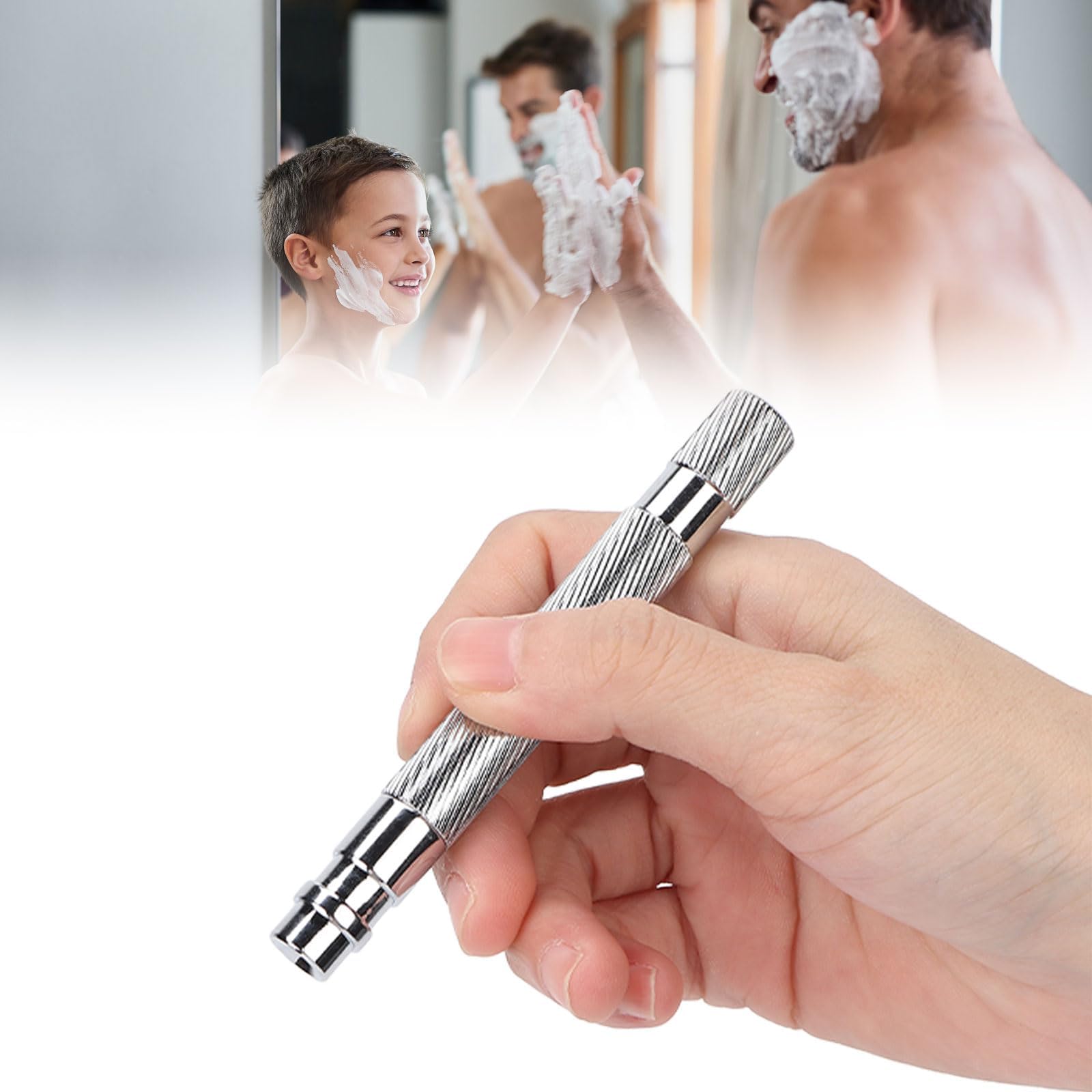Amazon.com: Men's Chrome Handle Safety Mach 3 Razor Shaver : Beauty ...
