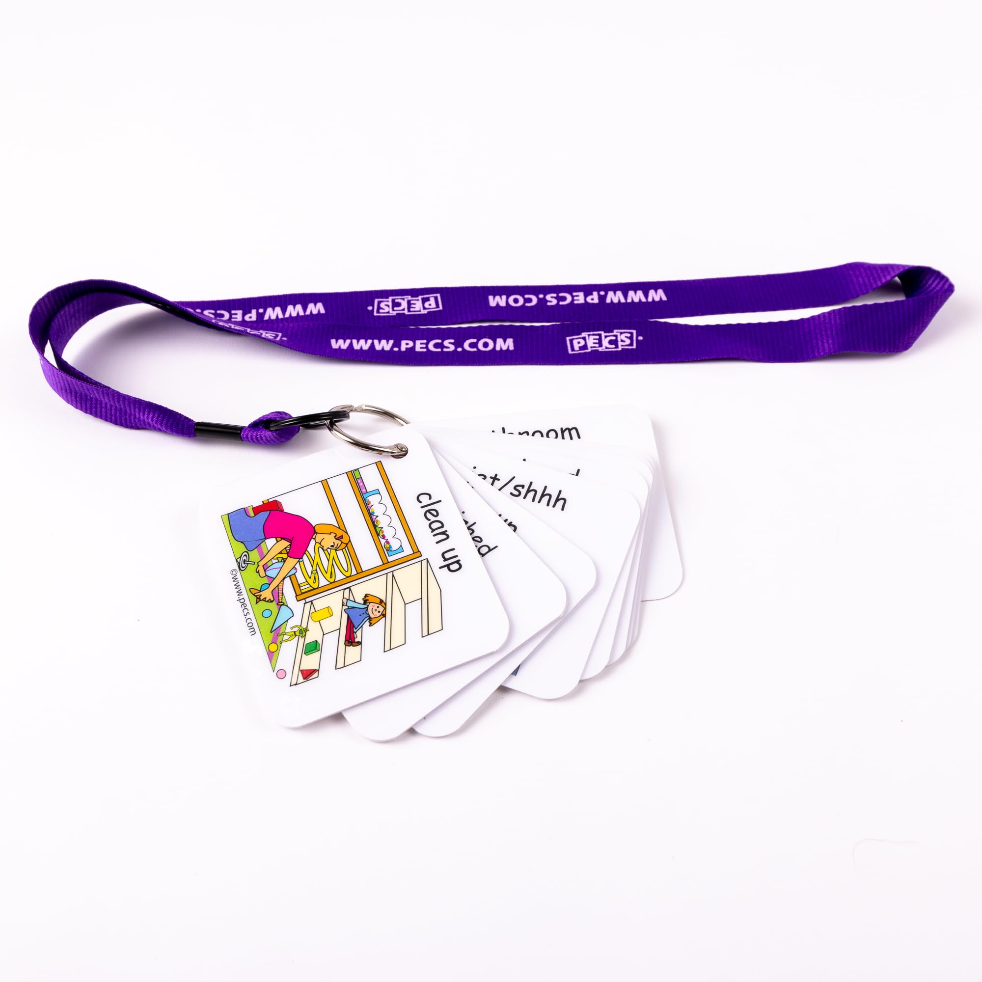Amazon.com: PECS® Show and Go: Visual Classroom Direction Cards (Purple ...