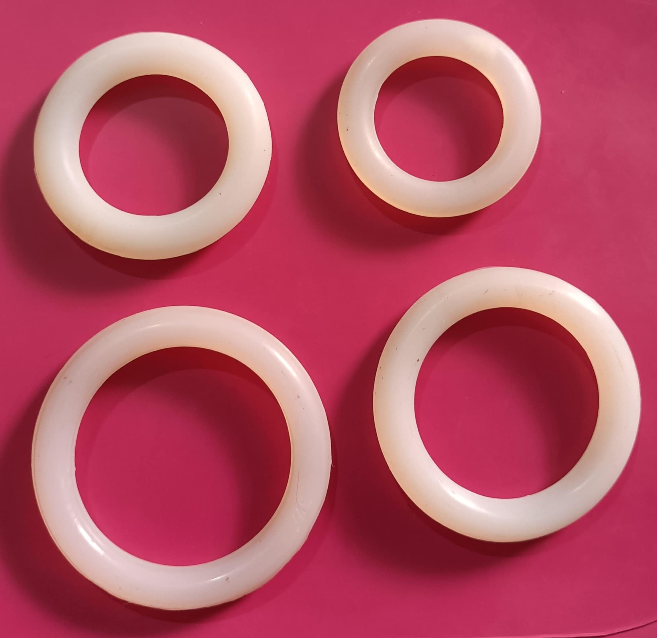 Silicon Vaginal Ring Pessary Set of 4 for Vaginal Prolapse for women ...