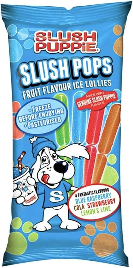 Slush Puppie Squeezee Ice Pops 10 Pack (Box of 15) : Amazon.co.uk: Grocery