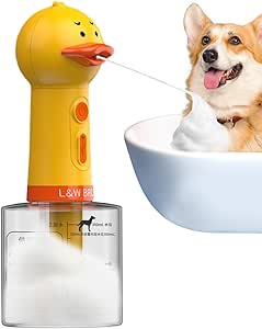 Electric Dog Foam Dispenser, Electric Dog Cleaning Foam Machine, Duck ...