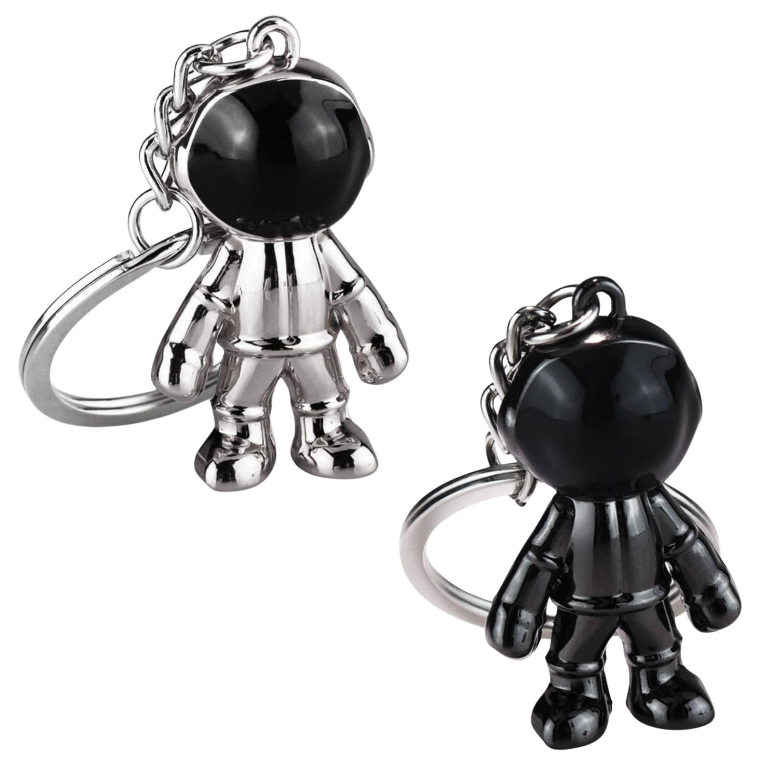 Amazon.co.jp: [geneX] 2個セット キーホルダー 宇宙飛行士 キーリング 金具 キーチェーン キーリング アクセサリー キーケース アクセサリー スペースマスコット ...