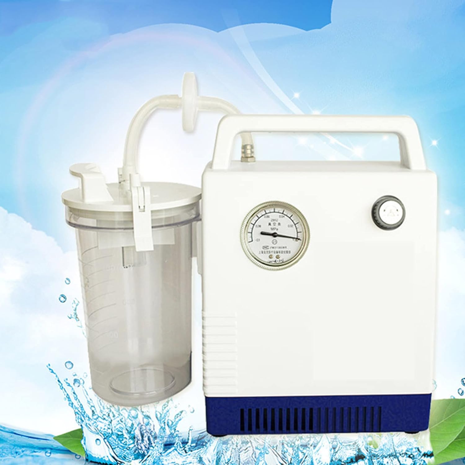 ZZAMG Tragbares Sputum-Absauggerät, vollautomatische ...