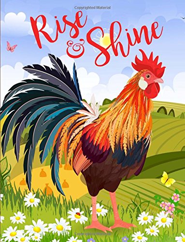 Rise and Shine: Rooster Notebook (8.5 x 11), Roosters Gift: Joy Tree ...