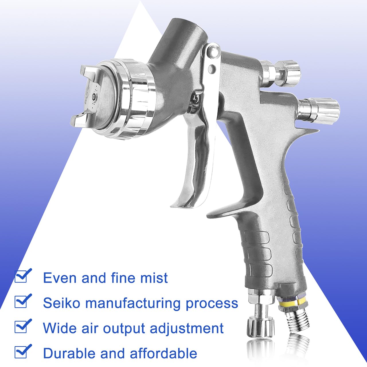 Snapklik.com : HVLP Spray Gun Kit, Spray Paint Gun