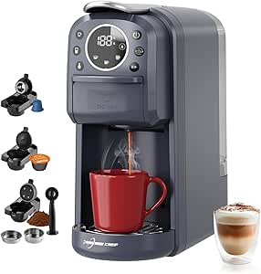 Amazon.com: Multi-Capsule Espresso 4in1 Coffee Maker,Single Serve ...