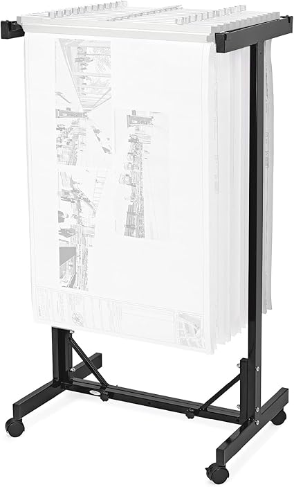 Amazon.com: Adir Mobile Blueprint Storage Rack - Adjustable Mobile ...
