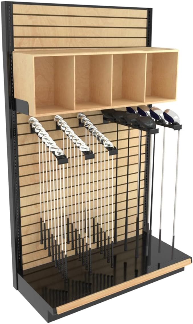 Amazon.com: ClubExhibit Elite™ Golf Club Slatwall Retail Display Rack ...