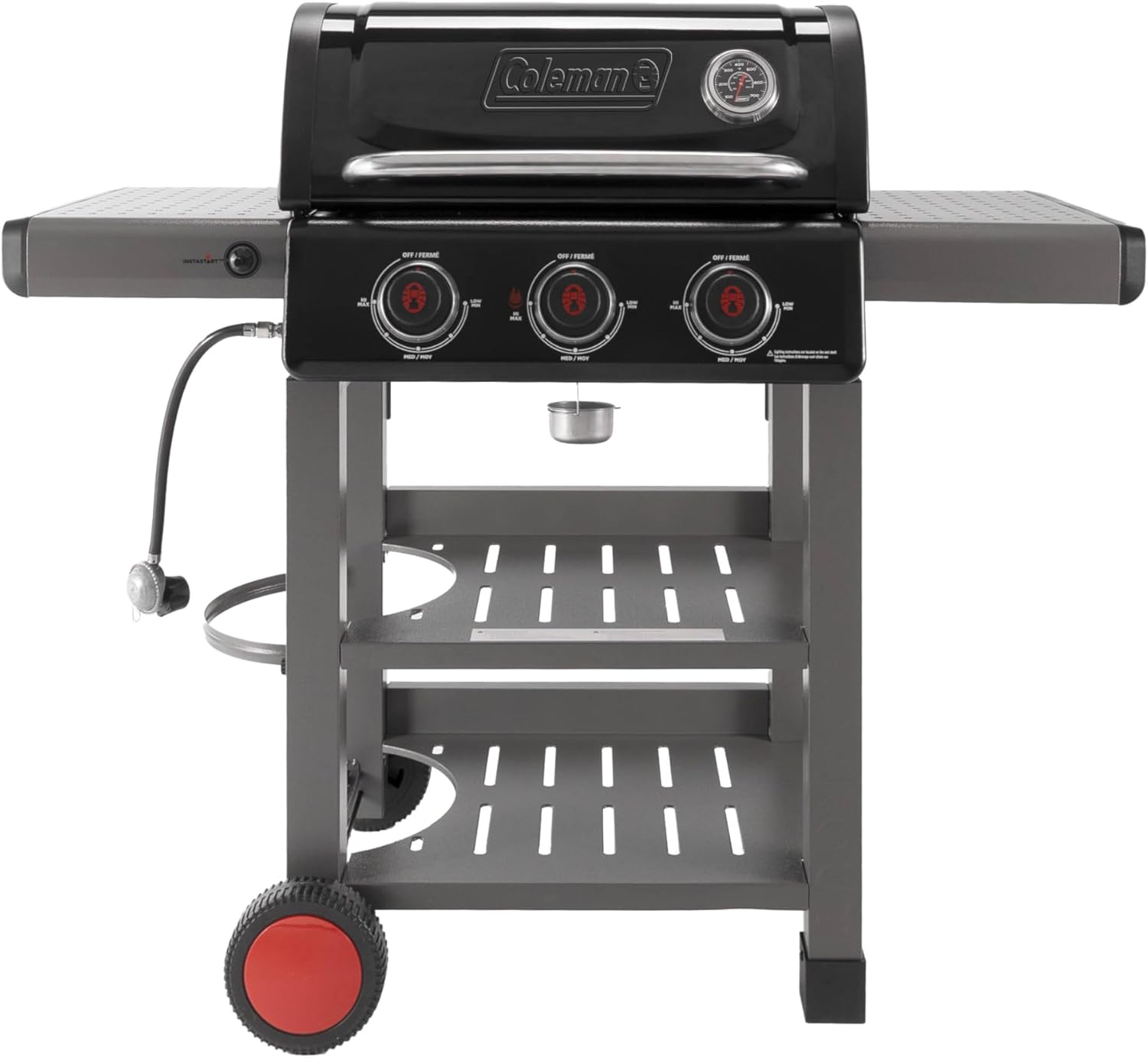 Amazon.com: Coleman Cookout Outdoor BBQ 3 Burner Propane Gas Grill with ...