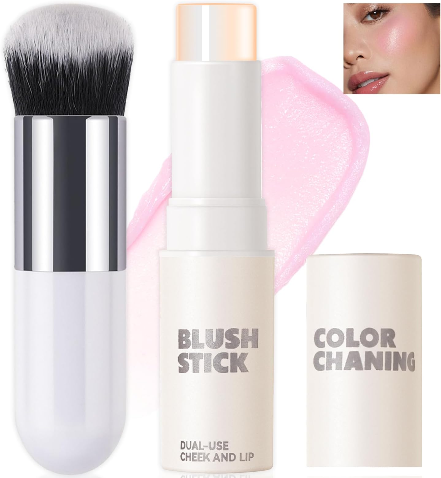 Amazon.com : HOSAILY Color Changing Cream Blush Stick for Cheeks, Multi ...