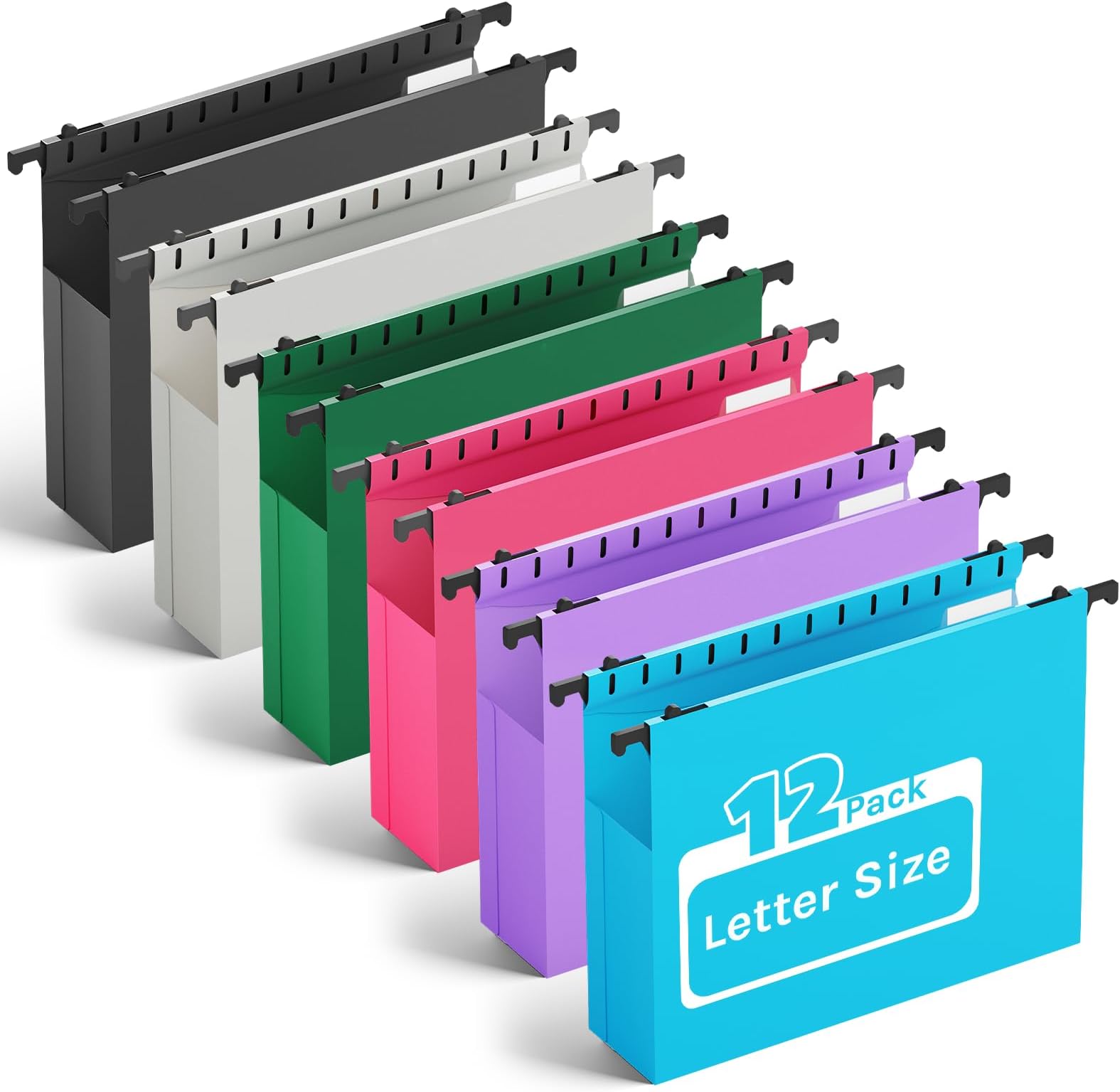 Amazon.com : Staples Poly Expanding Hanging File Pockets, Letter ...