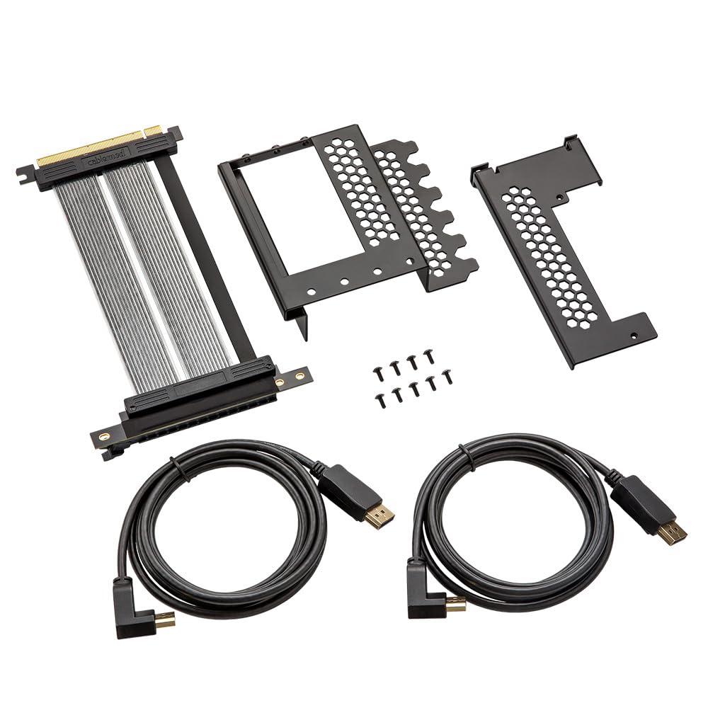 Amazon.com: CableMod Vertical PCI-e Bracket PCI-e 4.0 Edition (Black, 2 ...